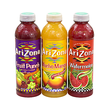 Arizona Juice Variety Pack 20 Oz Pack Of 24 Bottles - Office Depot