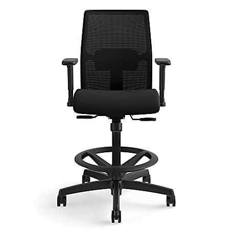 HON Ignition 2.0 Mesh Mid Back Task Stool Black - Office Depot