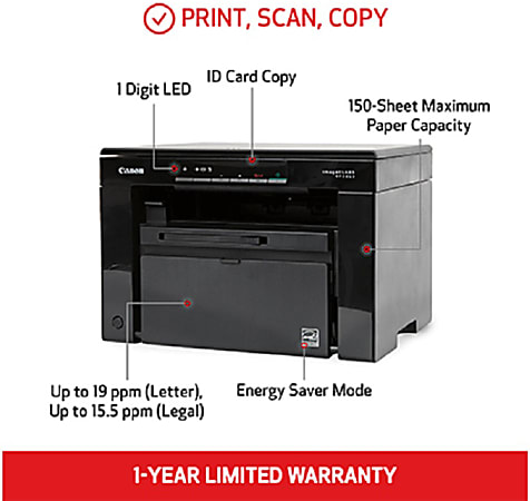 Canon® imageCLASS® MF3010VP All-In-One Monochrome Laser Printer