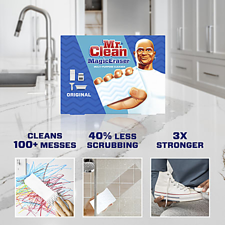 Mr. Clean Magic Eraser Sponges Original 7 34 x 4 58 Pack Of 10 Sponges ...