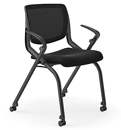 HON Motivate Nesting Stacking Chair Black - ODP Business Solutions