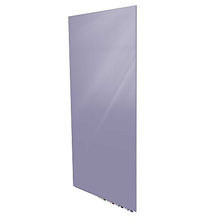 Ghent Aria Low Profile Magnetic Glass Whiteboard 60 x 36 Grape - Office ...