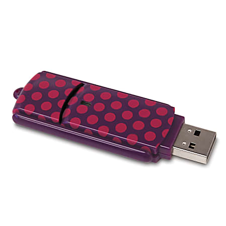 Ativa Flip Top USB Flash Drive With ReadyBoost 4GB Polka Dot Design ...