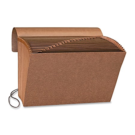 Sparco Heavy Duty A Z Accordion File Letter Size 30 Recycled Brown ...