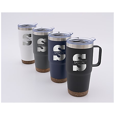POD Cork Bottom Stainless Mug 24 oz - Office Depot