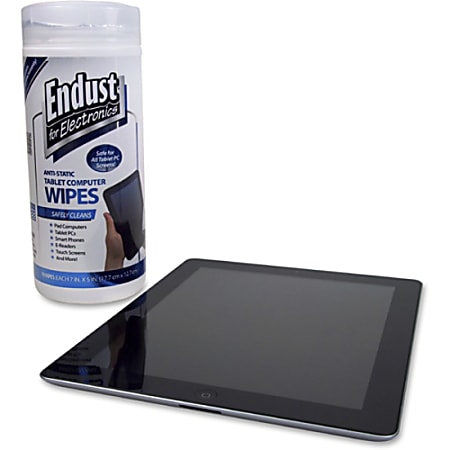 Endust Anti Static Tablet Wipes 70ct. For Tablet PC Desktop Computer ...