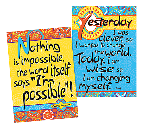 Barker Creek Moroccan Classroom And Bulletin Board Set Multicolor ...