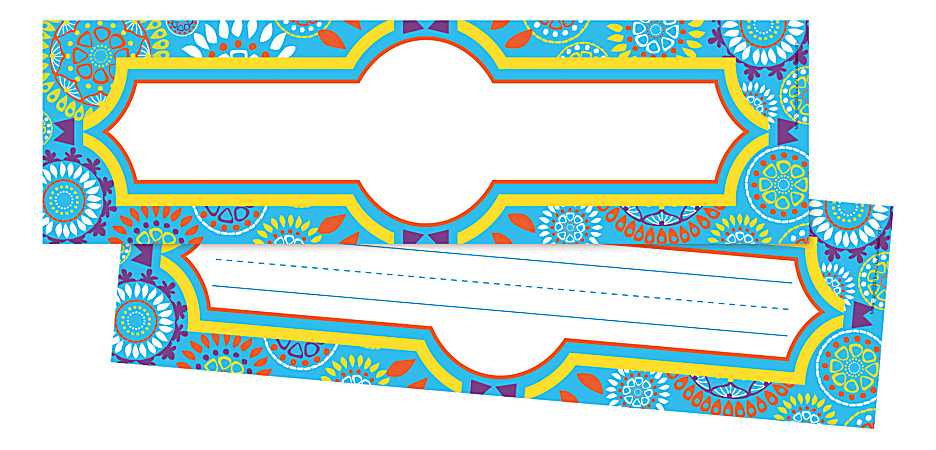 Barker Creek Moroccan Classroom And Bulletin Board Set Multicolor ...