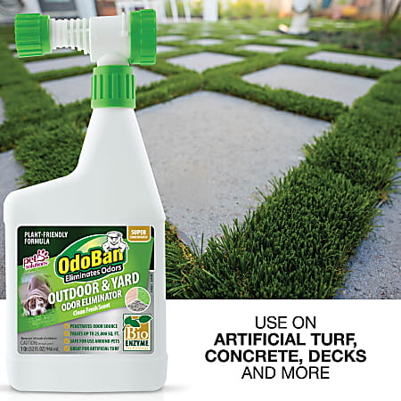 OdoBan Outdoor and Yard Odor Eliminator Clean Fresh Scent 32 Oz Set Of ...