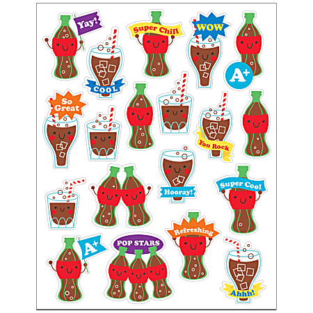 Eureka Scented Stickers Cola 80 Stickers Per Pack Set Of 6 Packs ...