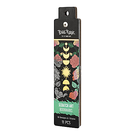 Brea Reese Scratch Art Bookmarks Celestial Set Of 10 Bookmarks - Office ...