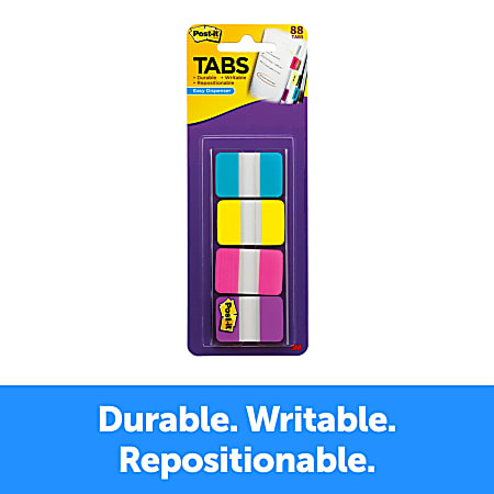 Post it Tabs With On The Go Dispenser 1 Assorted Colors 686 AYPV1IN ...