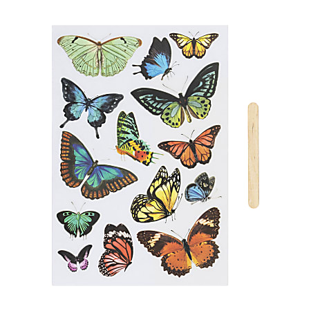 Brea Reese Press And Design Rub On Transfer Butterflies With Applicator ...
