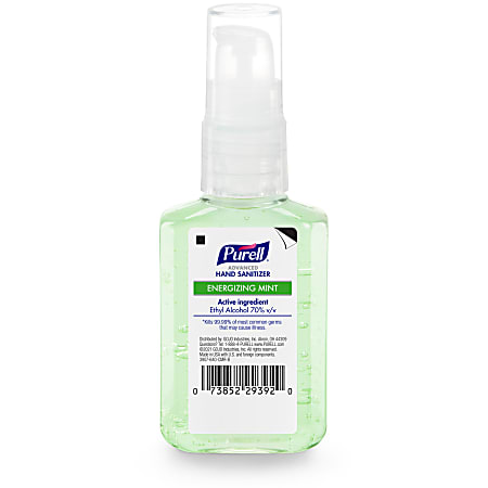 PURELL Advanced Hand Sanitizer Gel Infused with Essentials Oils Mint ...