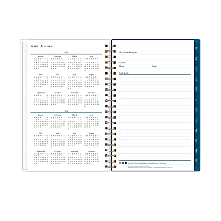 2023 2024 Blue Sky Bakah Frosted Polypropylene WeeklyMonthly Academic ...