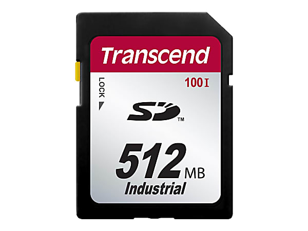 Transcend Industrial Temp SD100I Flash memory card 512 MB SD - Office Depot