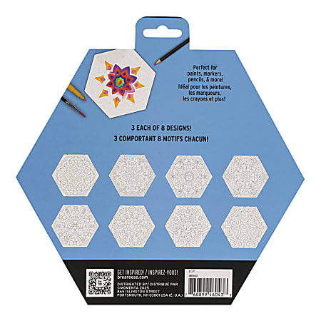 Vivid by Brea Reese Shaped Mixed Media Paper Pad 8 12 x 9 12 Mandala ...