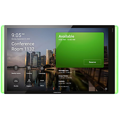 Crestron TSS 1070 T B S LB KIT Room Scheduling Touch Screen 10.2 W x 2. ...