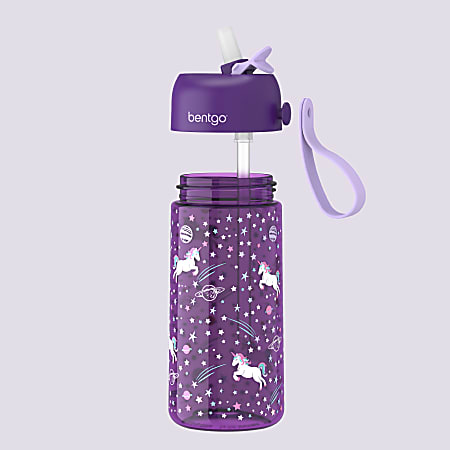Bentgo Kids Prints Tritan Water Bottle Unicorn - Office Depot