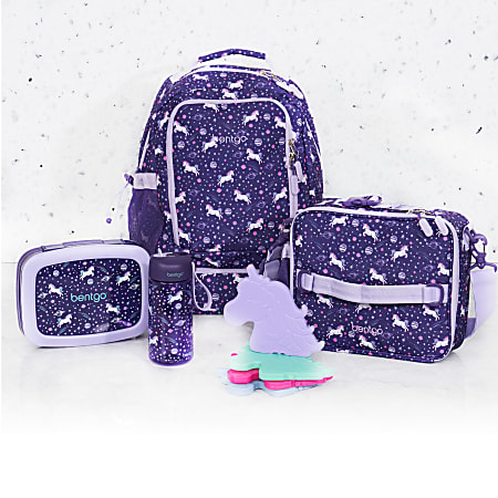 Bentgo Kids Prints Tritan Water Bottle Unicorn - Office Depot