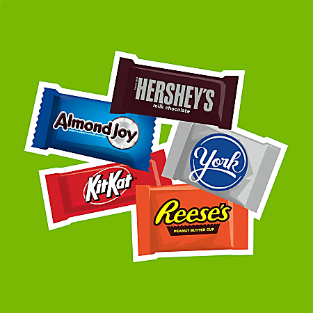 Hersheys Reeses Almond Joy Kit Kat York Pattie Snack Size Party Pack 30 ...