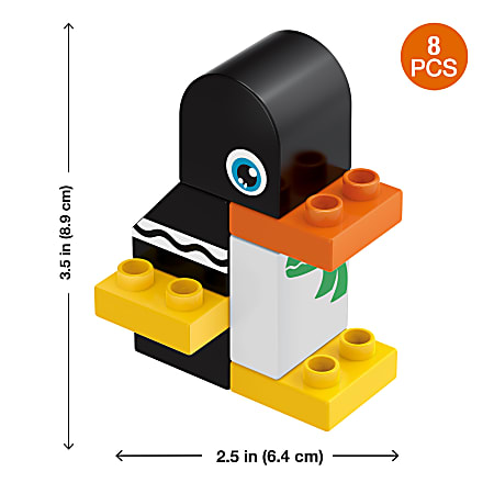 Brickcraft Crayola Blizzard Blast Penguin Building Set Multicolor Set ...