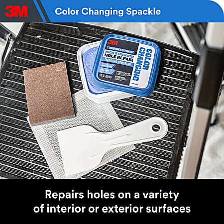 3M High Strength Hole Repair Kit 1 Kit Heavy Duty Waterproof Blue to ...