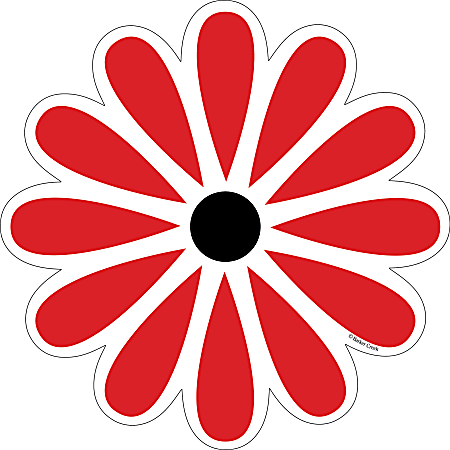 Barker Creek Double Sided Accents 5 12 x 5 12 Ladybugs Posies Set Of 36 ...