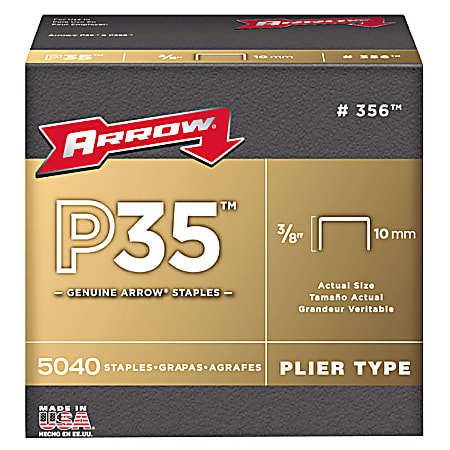 Arrow P35 Staples Standard 38 Leg Length - Office Depot