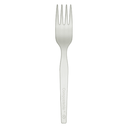 Dixie Ultra SmartStock Series O Compostable Cutlery Forks White 40 ...