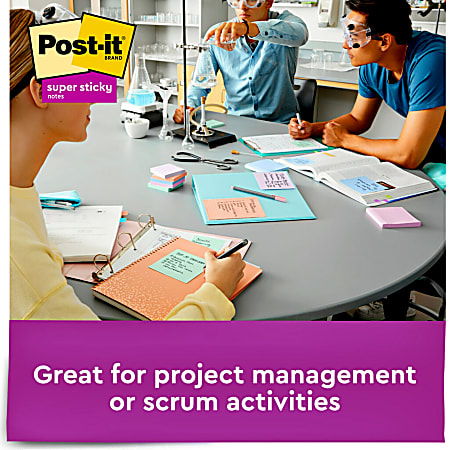 Post it Recycled Super Sticky Notes 3 in x 3 in 12 Pads 90 SheetsPad 2x ...