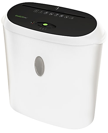 GoECOlife GMW82B 8 Sheet Microcut Shredder White - Office Depot