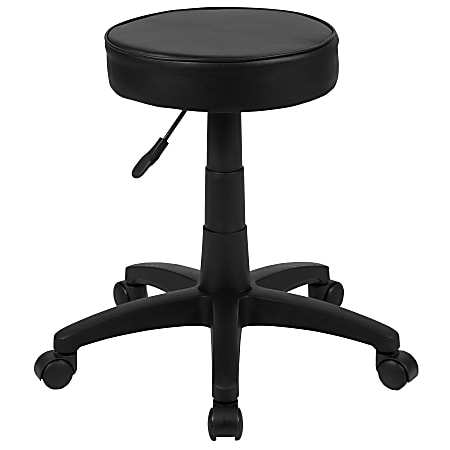 Flash Furniture Height Adjustable Doctors Stool Black - Office Depot