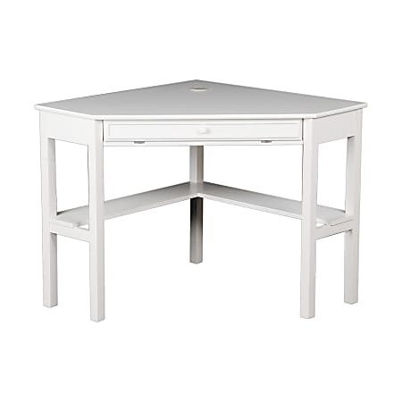 SEI Corner Computer Desk 30 H x 48 W x 32 14 D White - Office Depot