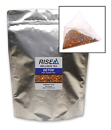 RISE NA Wellness Tea Rooibos 8 Oz Bag Of 200 Sachets - Office Depot