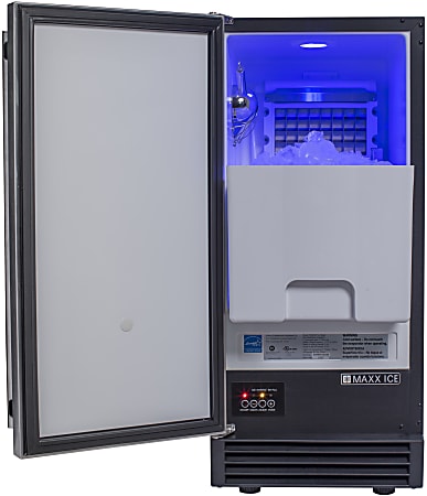 Edgecraft MAXX ICE Premium Ice Maker 50 Lb Silver - Office Depot