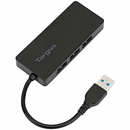 Targus 4 Port USB 3.0 SuperSpeed Hub 2.75 H x 0.5 W x 0.5 D - Office Depot