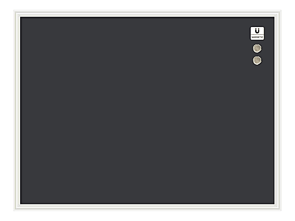 U Brands Magnetic Chalkboard 40 X 30 White D cor Frame 2916U00 01 ...