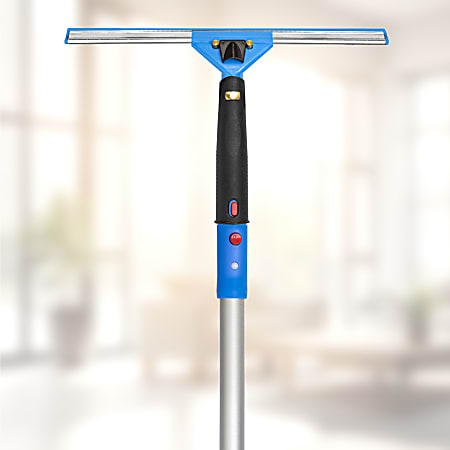 Gritt Commercial Swivel Window Squeegee And Telescopic Pole Window ...