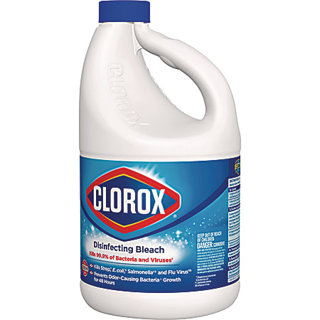 Clorox Concentrated Regular Disinfecting Bleach 81 oz Bottle 6Carton ...