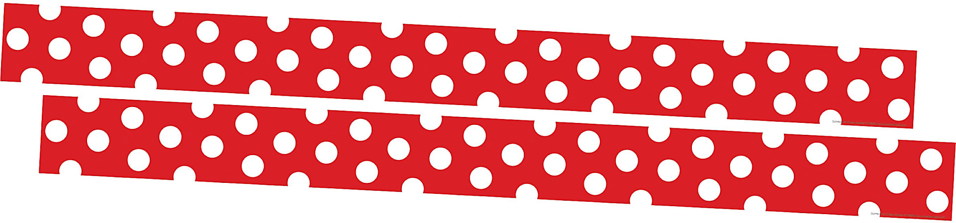 Barker Creek Double Sided Borders 3 x 35 Dot To Dot Cherry Set Of 24 ...