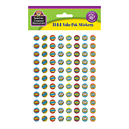 Teacher Created Resources Mini Stickers Superhero 1144 Stickers Per ...