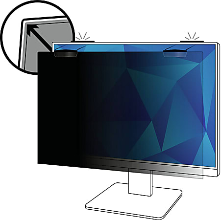 3M Privacy Filter Screen for 23.6 Widescreen Monitors 169 Aspect Ratio ...