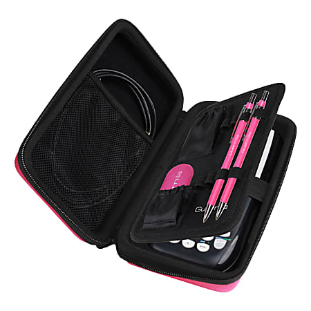 Guerrilla Calculator Zipper Case For Graphing Calculators Pink G1 ...