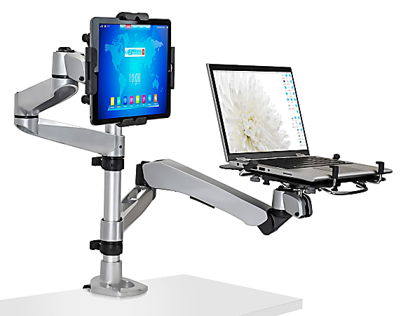 Mount It Full Motion Laptop and Tablet Desk Mount 7 H x 17 14 W x 29 D ...