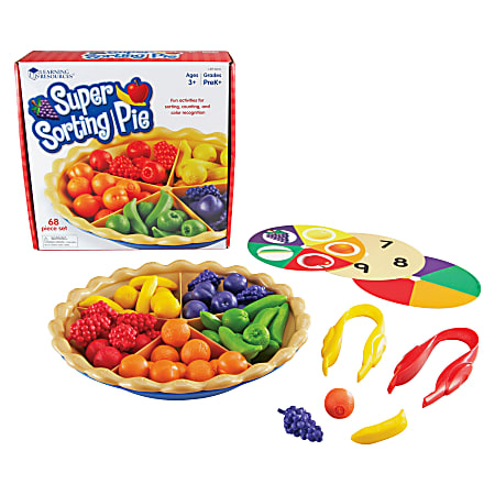 Learning Resources Super Sorting Pie Pre K Grade 3 - Office Depot