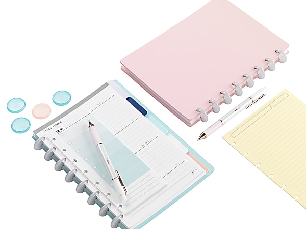 TUL Discbound Notebook Task Pads To Do Pack 3 x 7 12 50 Sheets Mint ...