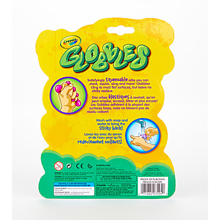 Crayola Globbles Squish Toy Assorted Colors 6 Toys Per Pack Set Of 3 ...