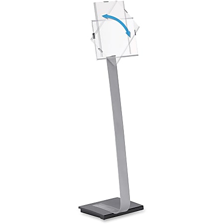 Durable Info Sign Duo Floor Sign Stand 46 12 H x 11 W x 11 12 D ...