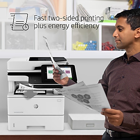 HP LaserJet Enterprise Flow MFP M528c Laser Monochrome Printer ...